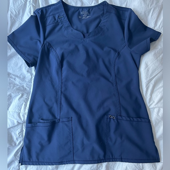Cherokee | Other | Medium Navy Blue Cherokee Infinity Scrubs Top Bottom ...